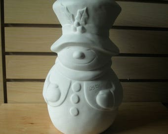 Ceramic snowman | Etsy