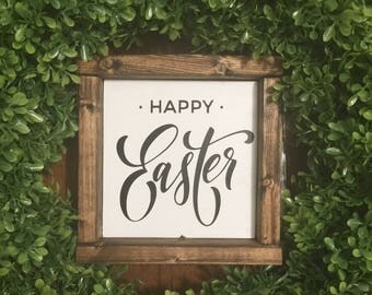 Happy easter sign | Etsy