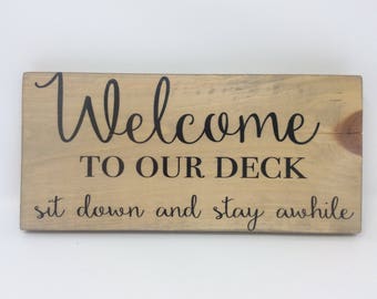 Deck signs | Etsy