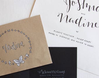 Handwritten cards | Etsy