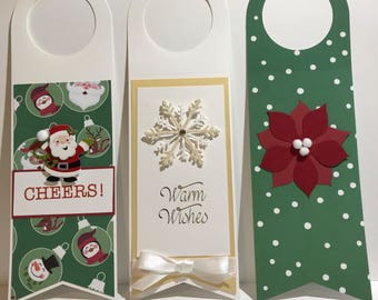 Wine bottle tag | Etsy