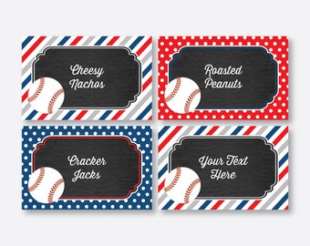 Baseball label | Etsy