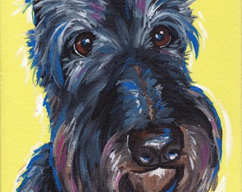 Schnauzer art | Etsy