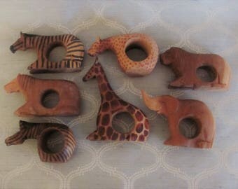African napkin rings | Etsy
