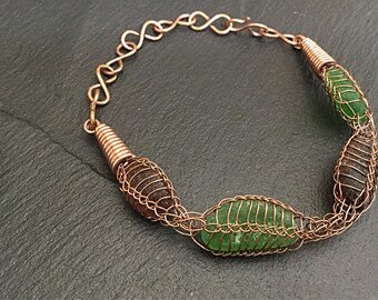 Woven wire jewelry | Etsy