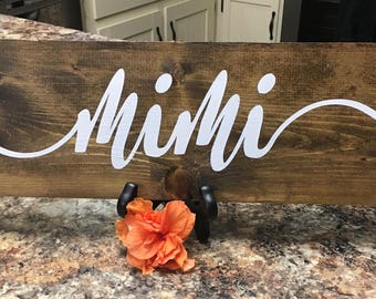 Mimi sign | Etsy
