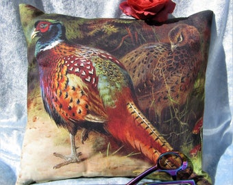Pheasant fabric | Etsy