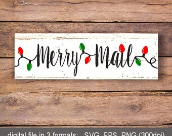 Merry mail | Etsy