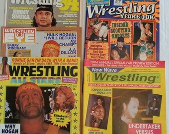 Wrestling magazine | Etsy