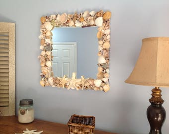 Seashell mirror | Etsy