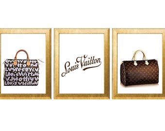 Louis vuitton art | Etsy