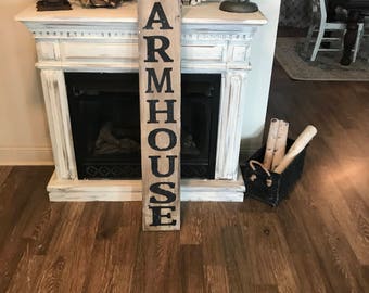 Vertical sign | Etsy