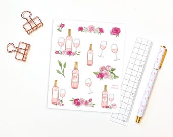 Wine stickers | Etsy