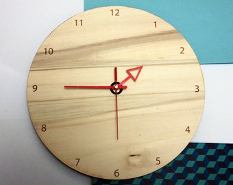 Wooden clock kit | Etsy