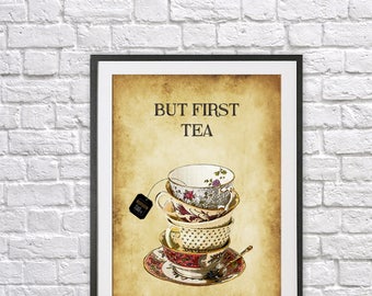 Tea time sign | Etsy
