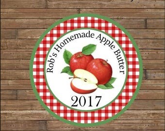 Apple labels | Etsy
