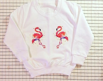 Flamingo sweater | Etsy