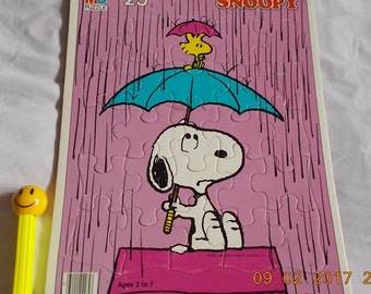 Snoopy puzzle | Etsy