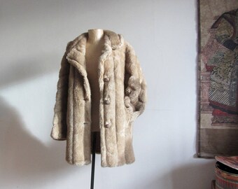 Vintage fur coat | Etsy