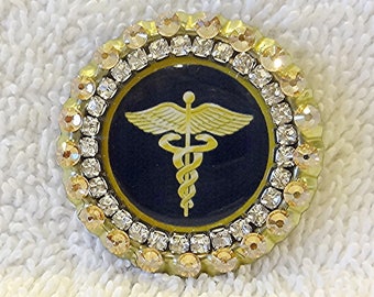 Caduceus jewelry | Etsy