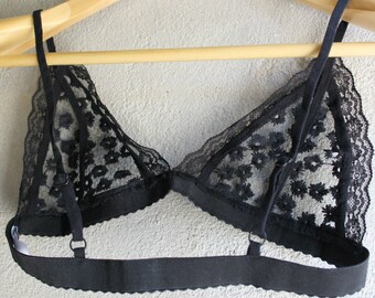 Sheer bralette | Etsy