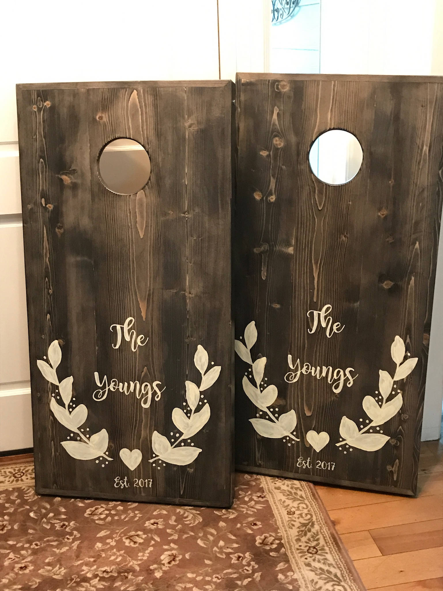 Deluxe Custom Made Cornhole Boards