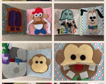 Cloth activity book | Etsy