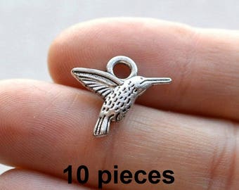 Hummingbird charm | Etsy