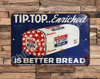Metal bread sign | Etsy