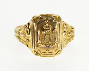 Vintage class ring | Etsy