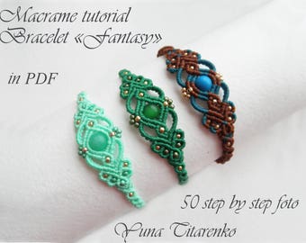 Macrame tutorial. Bracelet Celticum