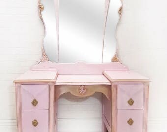 Shabby chic vanity | Etsy