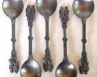 Dutch pewter spoon | Etsy