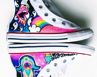 Custom converse | Etsy