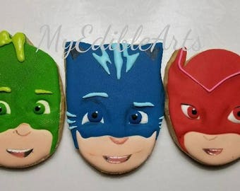 Pj mask cookies | Etsy