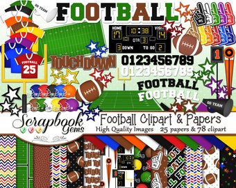 Football field card | Etsy