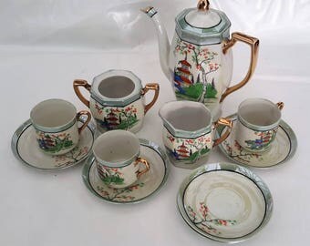 Japanese tea set | Etsy