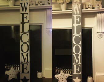 Rustic welcome sign | Etsy