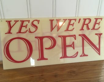 Vintage open sign | Etsy