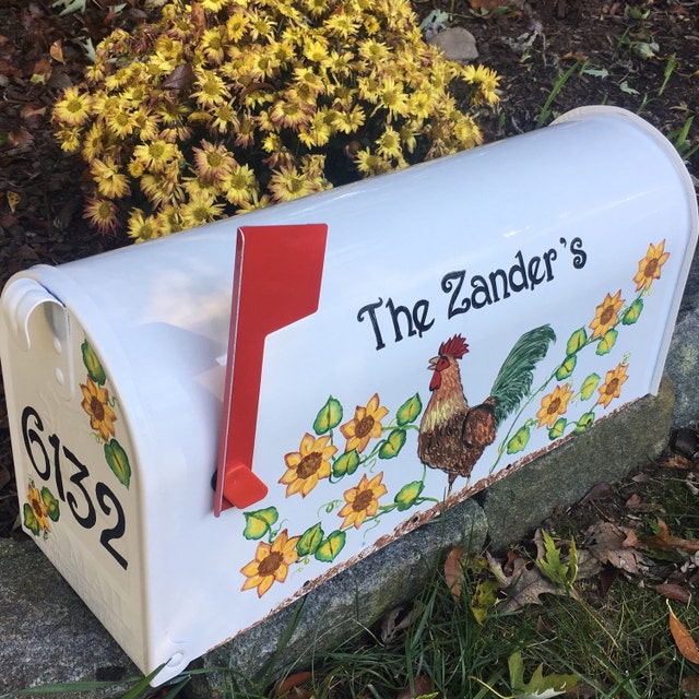 Painted Mailboxes Door Mats Signs & Custom by ToniAnnsBellaArte