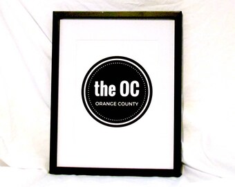 Orange County California Poster Orange County Art Newport