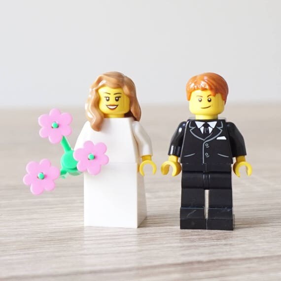 Figura de Novio Boda Lego Novios Lego Figura Novios