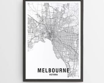 Items similar to Map Of Australia From The 1800s 067 Down Under Travel ...