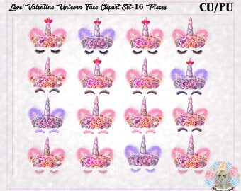 Unicorn template | Etsy