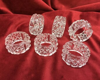 Vintage napkin rings | Etsy