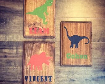 Dinosaur sign | Etsy
