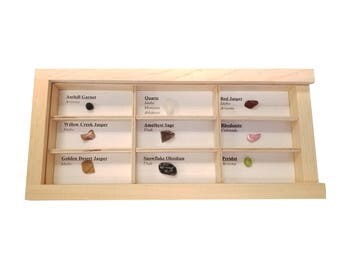 Rock collection box | Etsy