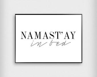 Namaste poster | Etsy
