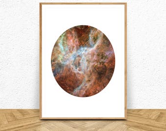 Set of 3 Hubble Telescope Space Prints / Nebula Print / Galaxy