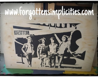 Led Zeppelin Album Cover Card